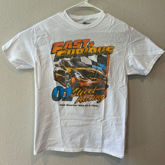 Fast & Furious | Shirts | Fast And Furious Medium Mens Tshirt White ...